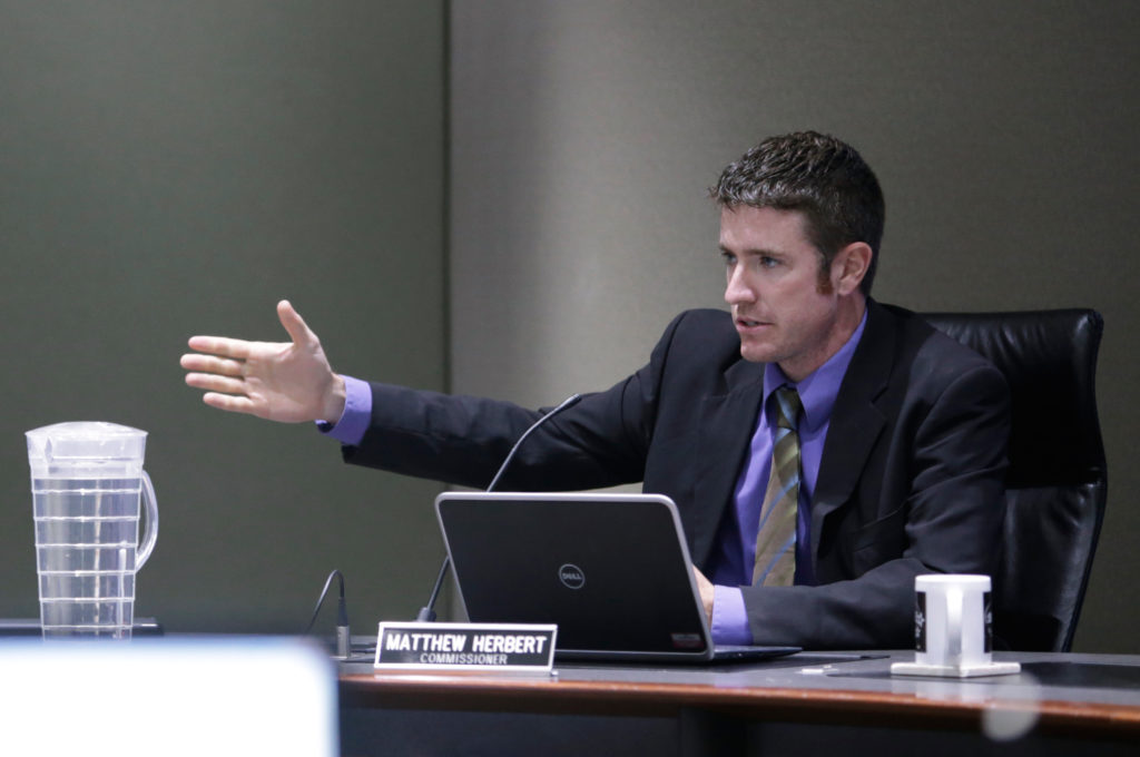 Commissioner Matthew Herbert announces he will not seek reelection ...